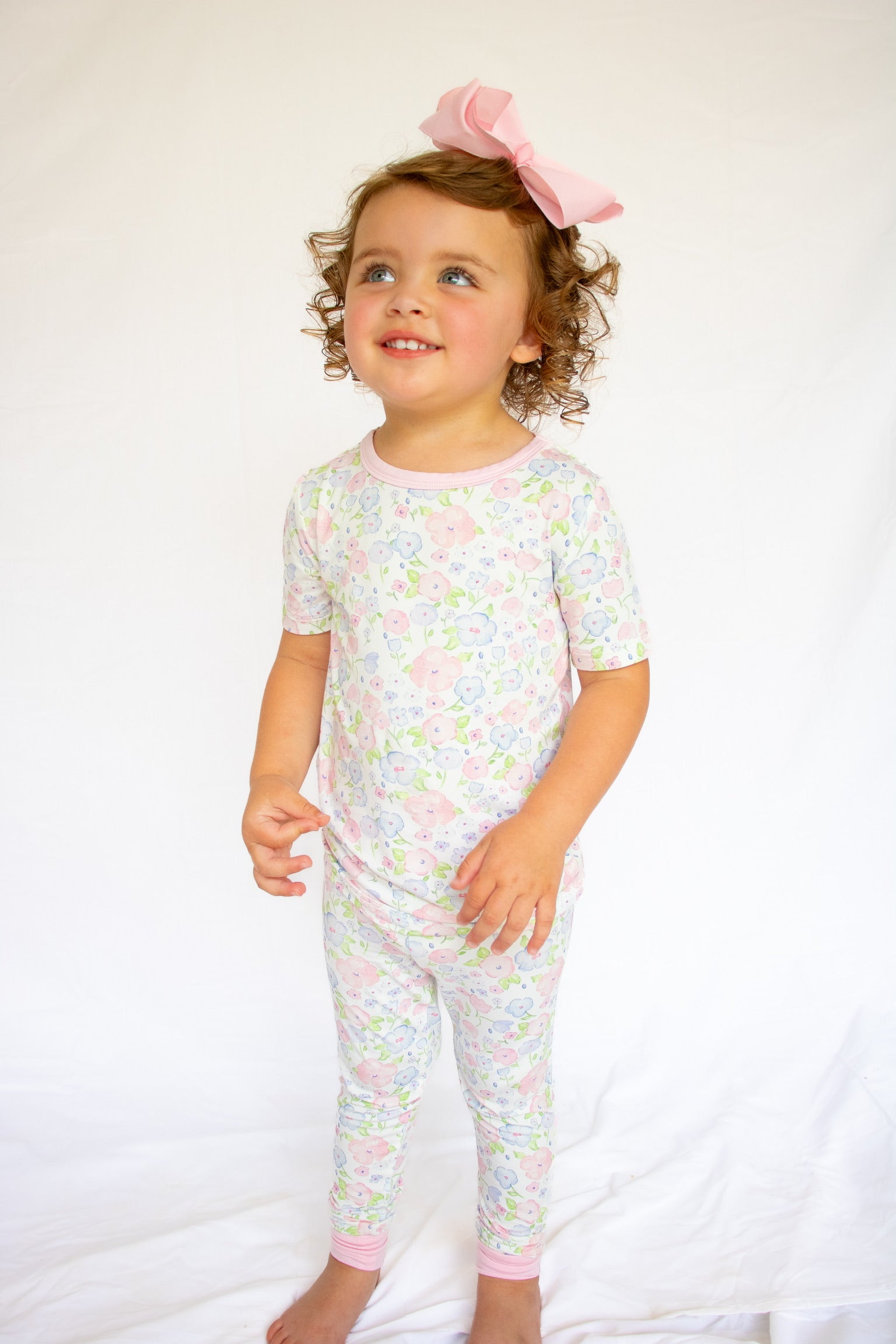 PRE ORDER Girls Elegance In Bloom Bamboo Pajama Pant Set – Little ...